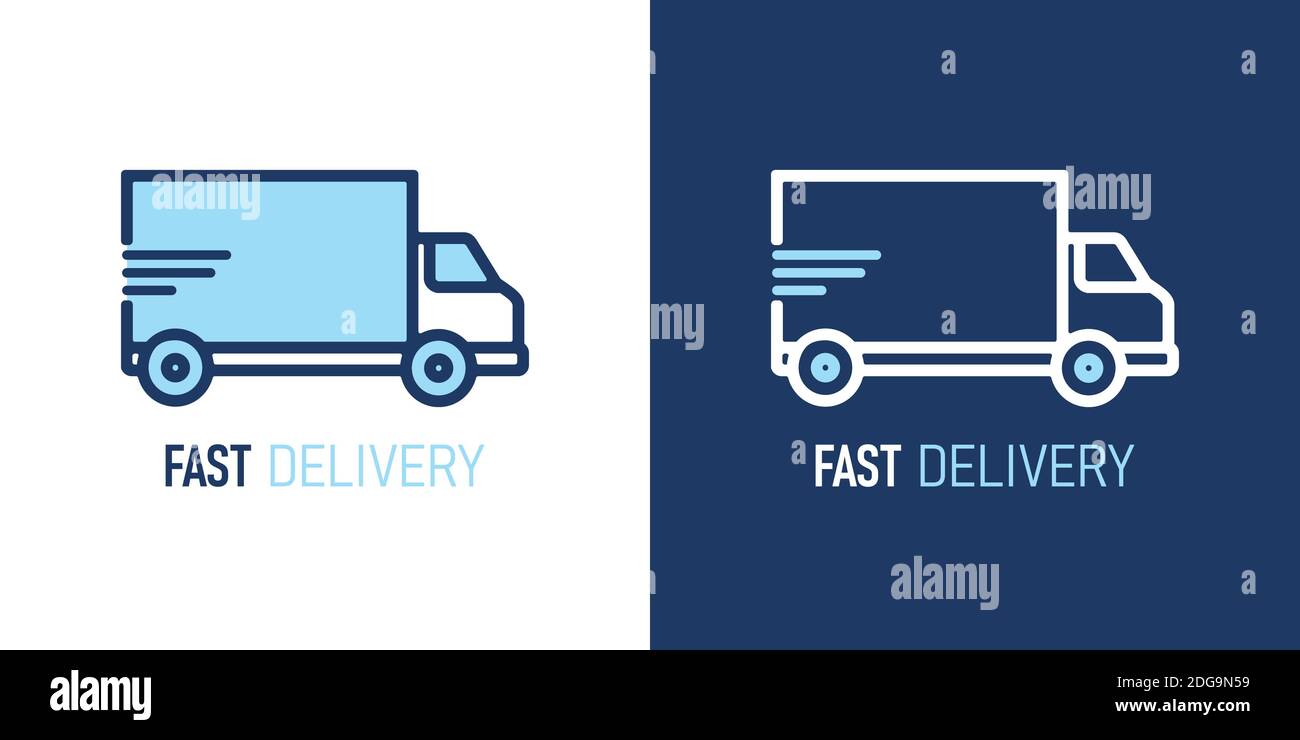 Fast Delivery Logo Icon Design Vector Stock Vector Image & Art - Alamy