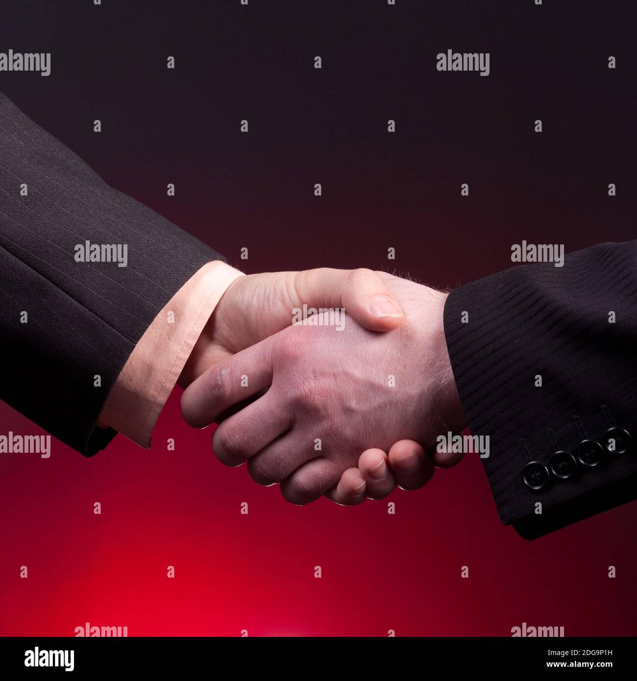 two businessman ready to handshake Stock Photo - Alamy