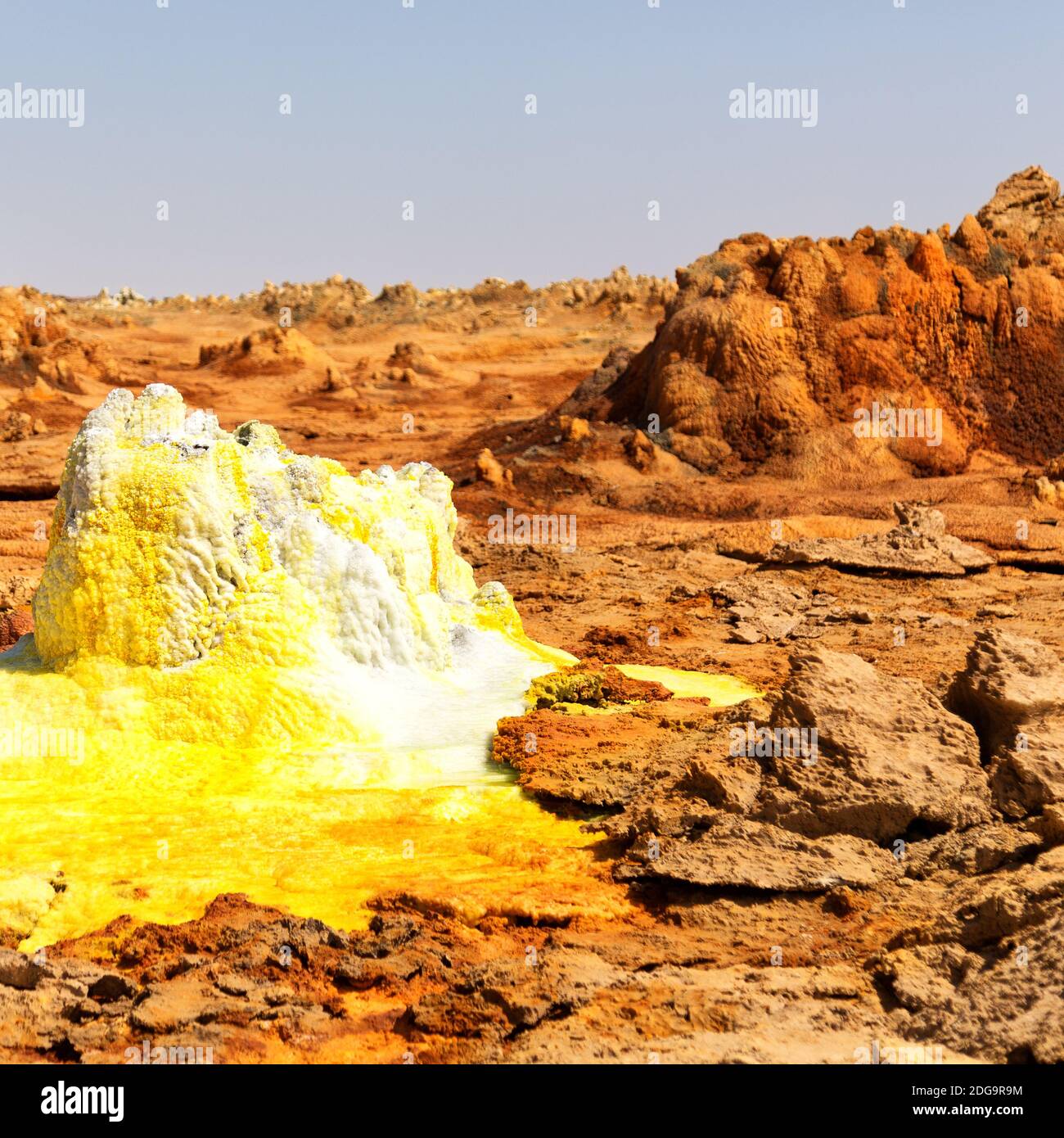 In danakil ethiopia africa the volcanic depression Stock Photo - Alamy