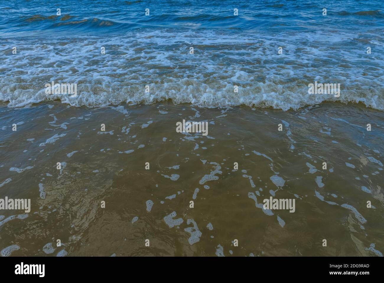 soft wave on a beach Stock Photo - Alamy