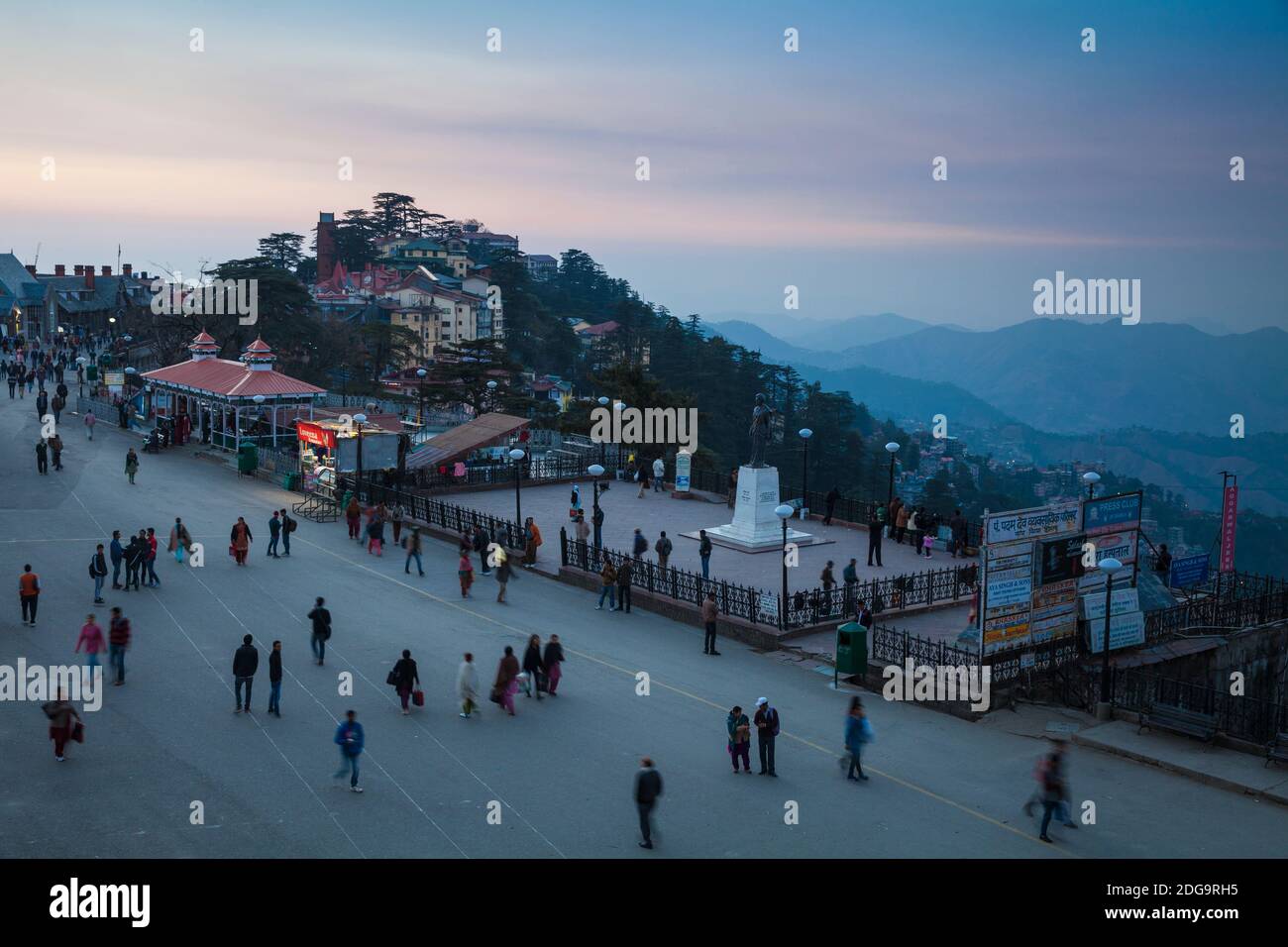 India, Himachal Pradesh, Shimla, The Ridge Stock Photo - Alamy