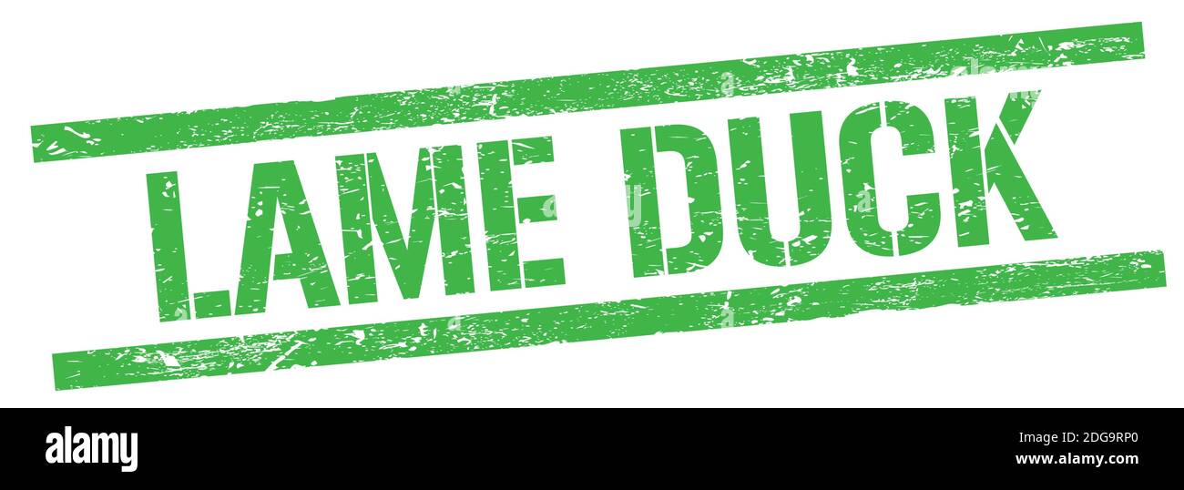 Lame duck text hi-res stock photography and images - Alamy