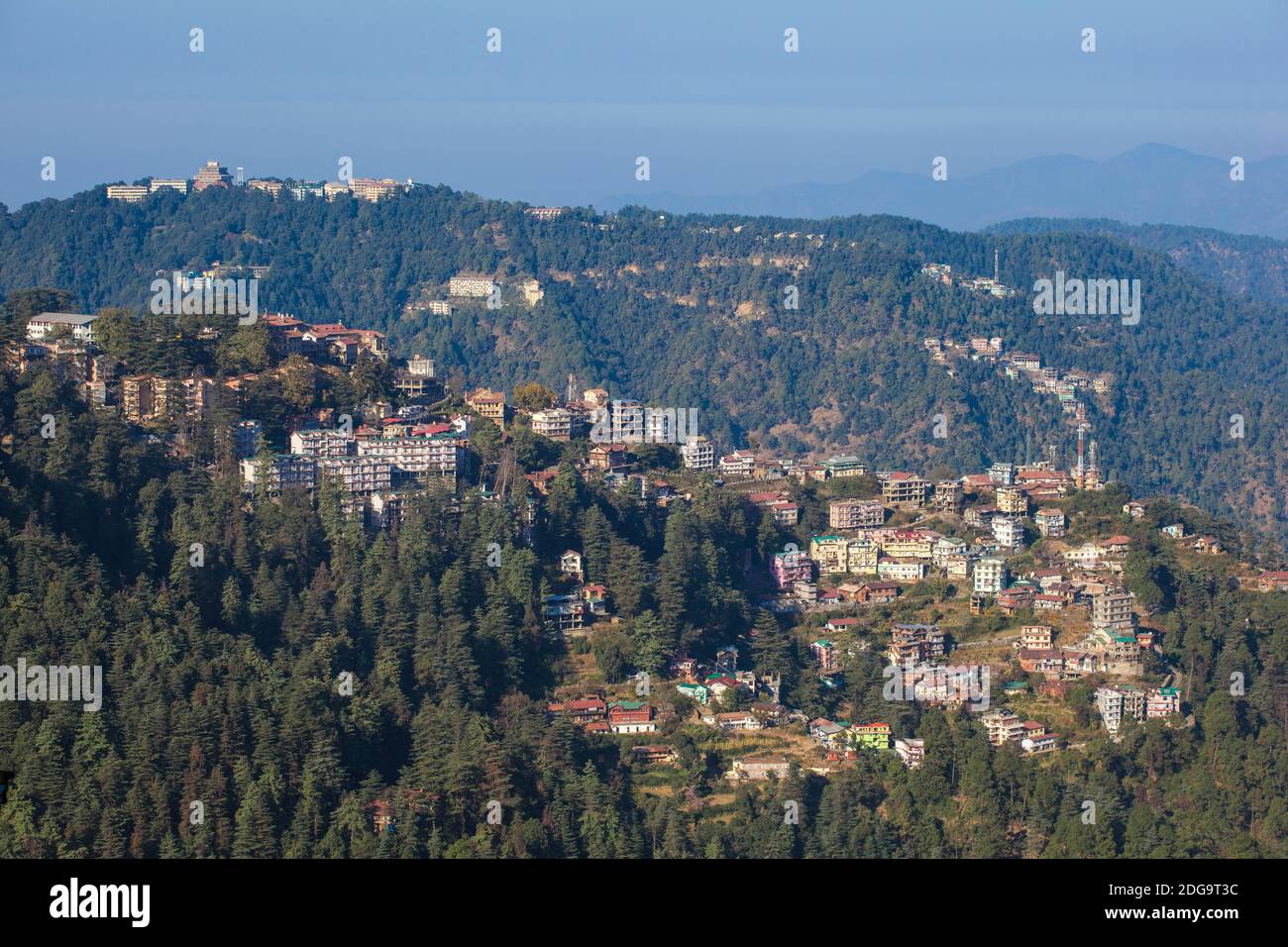 India, Himachal Pradesh, Shimla, View of Shimla Stock Photo - Alamy