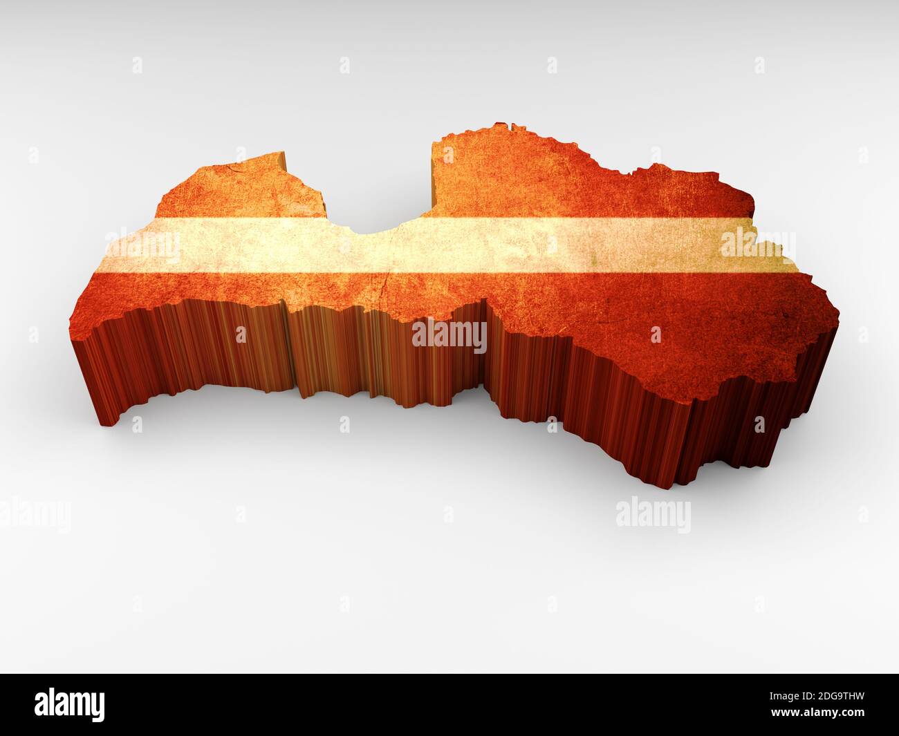 Vintage map of latvia hi-res stock photography and images - Alamy