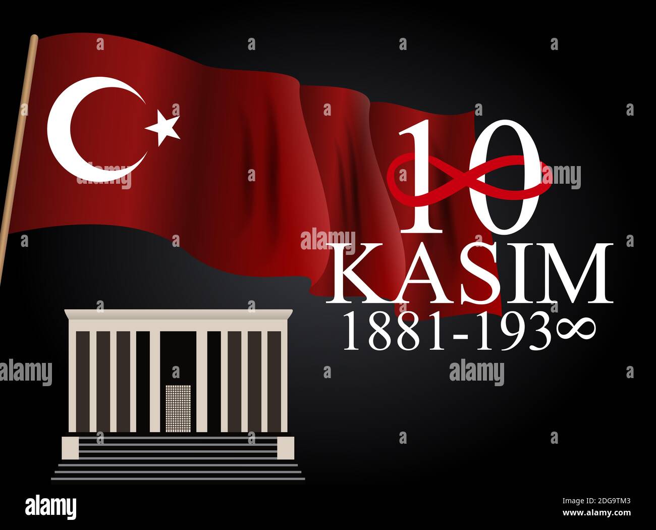 10 November founder of the Republic of Turkey Mustafa Kemal Ataturk ...