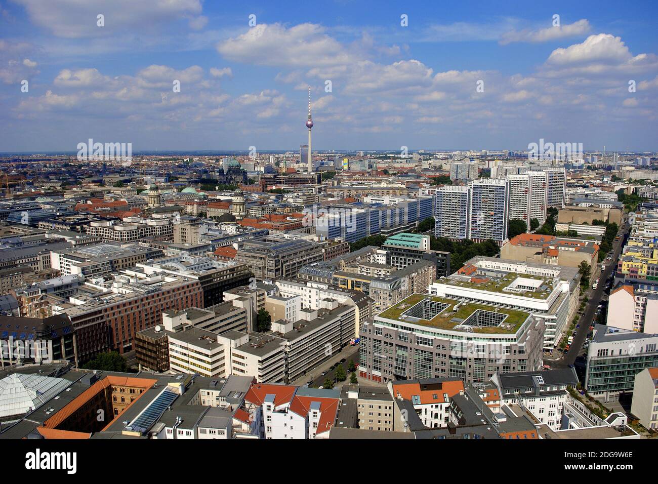Luftaufnahme, Blick auf Berlin Stock Photo - Alamy