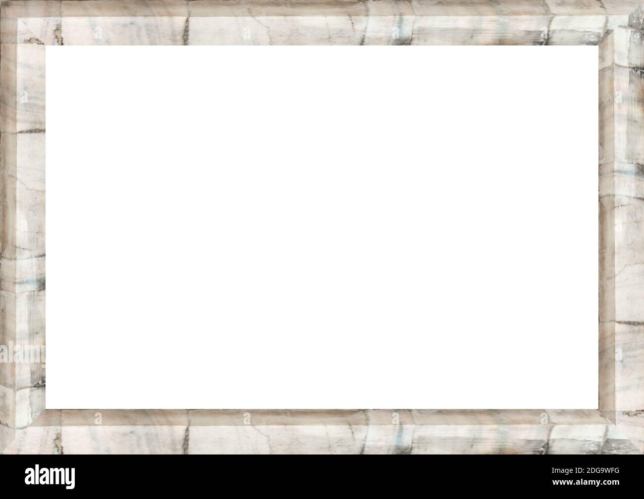 Blank Landscape Frame with Stone Column Edges Stock Photo - Alamy