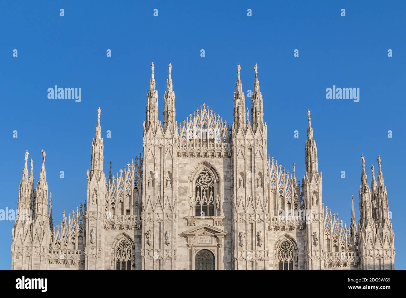 Duomo Cathedral Exterior, Milan, Italy Stock Photo - Alamy