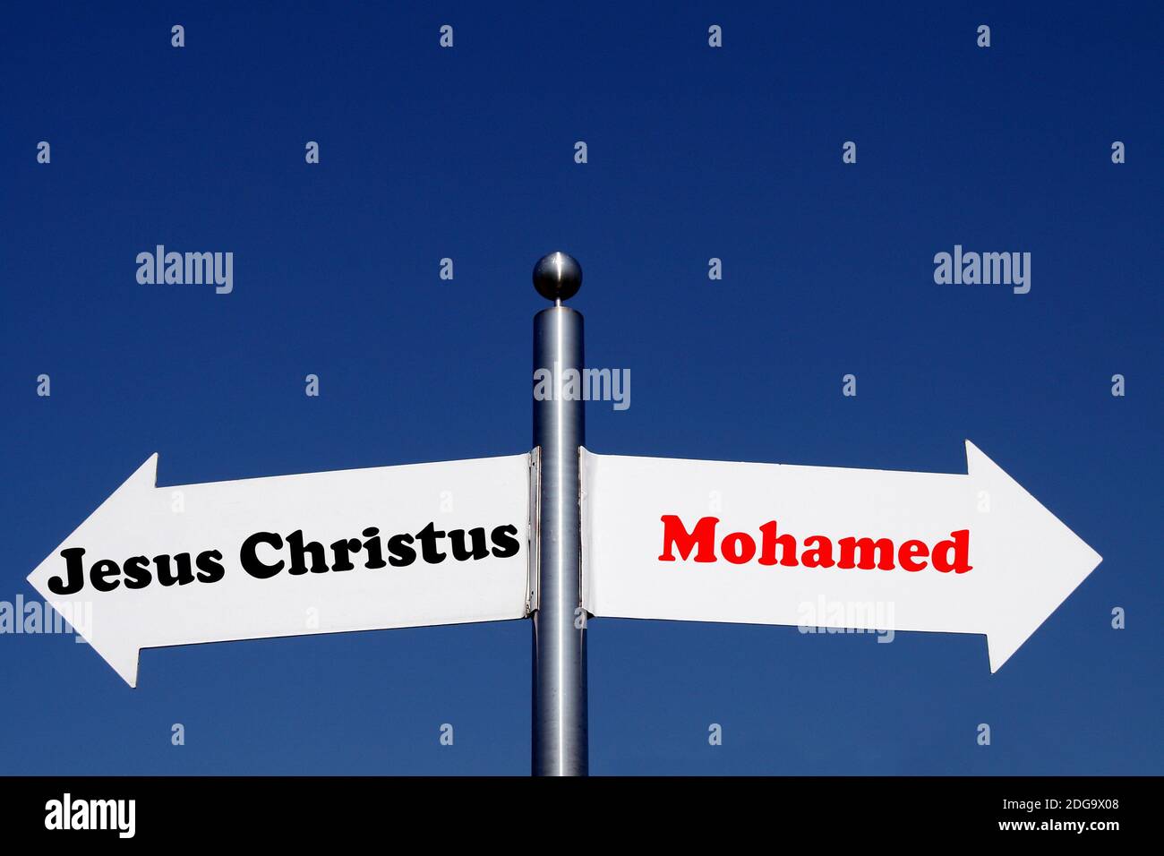 Jesus or Mohamed Stock Photo - Alamy