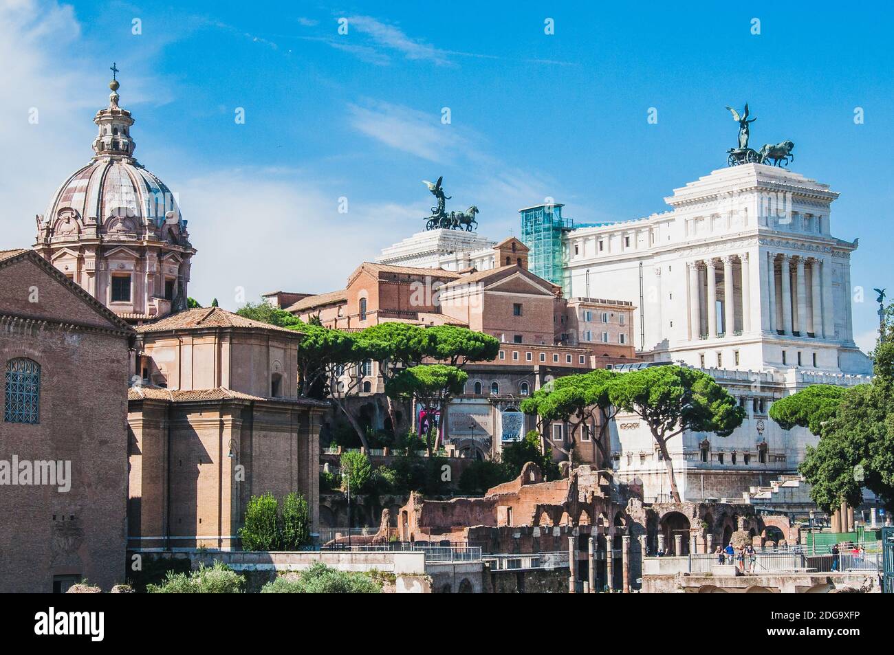 Roman Forum around the Colosseum in Rome Stock Photo - Alamy