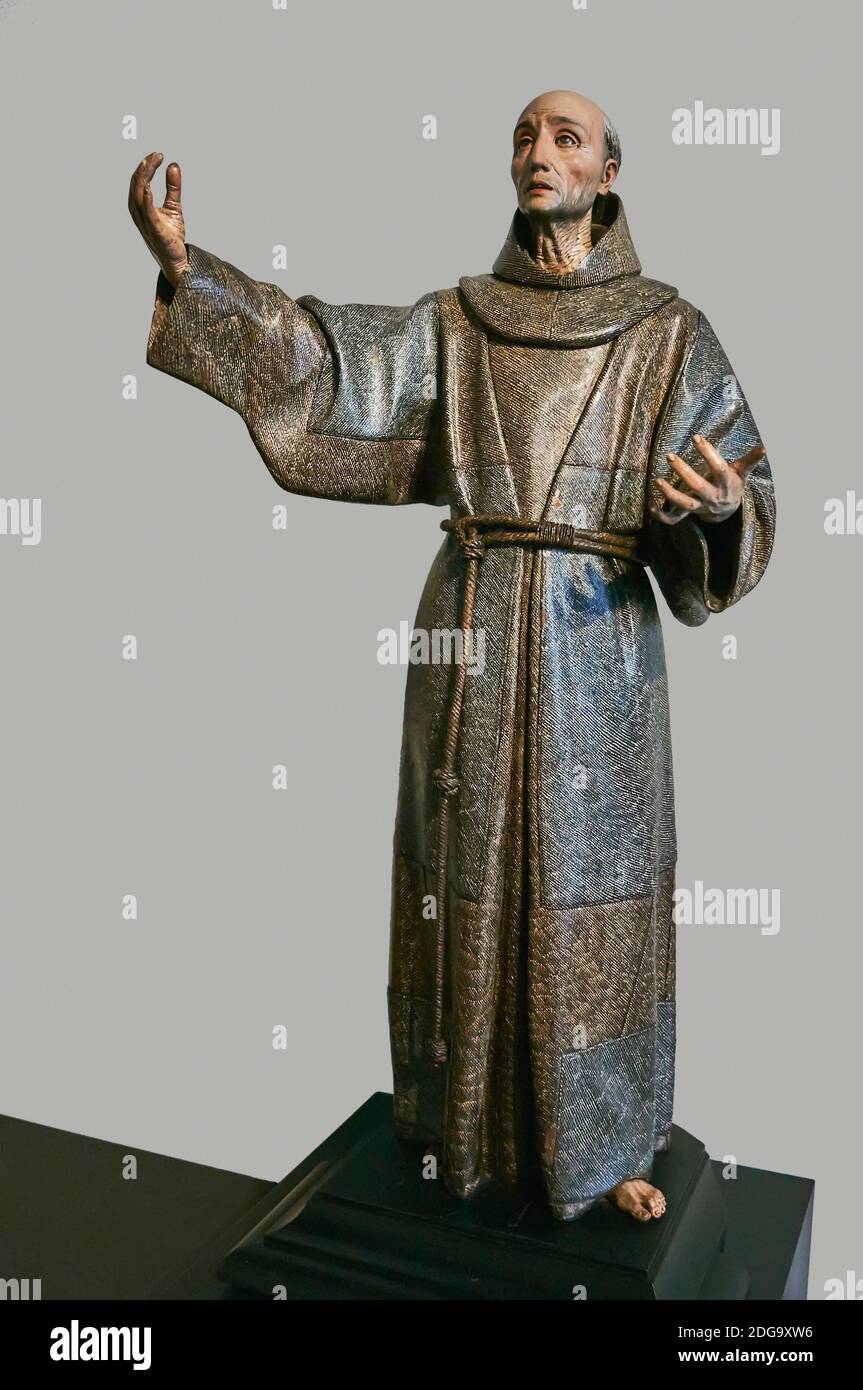San Pedro de Alcantara by the 17th century sculptor Pedro de Mena in ...