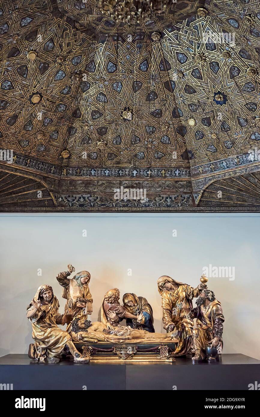 The Holy Burial of the 16th century sculptor Juan de Juni in the ...