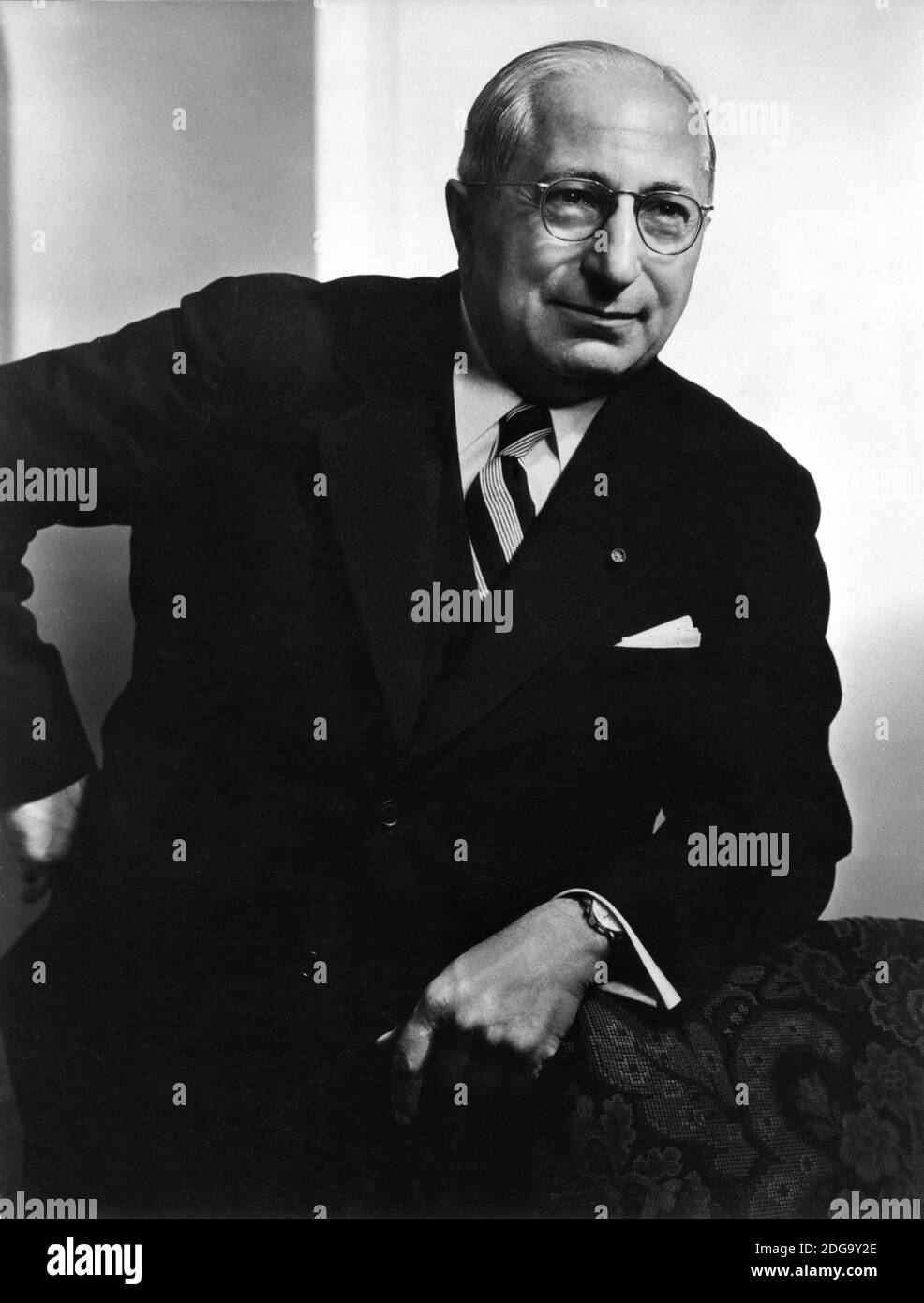 LOUIS B. MAYER circa 1944 Portrait American Movie Mogul / Producer ...