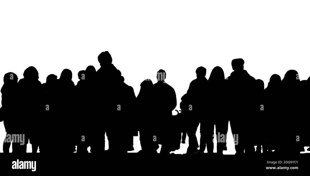 Group of People Back View Isolated Photo Stock Photo - Alamy