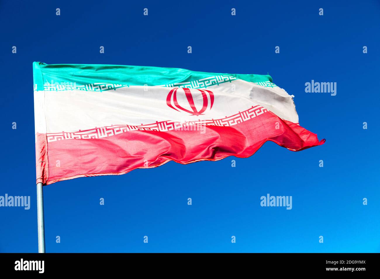 In iran iranian waving flag Stock Photo - Alamy