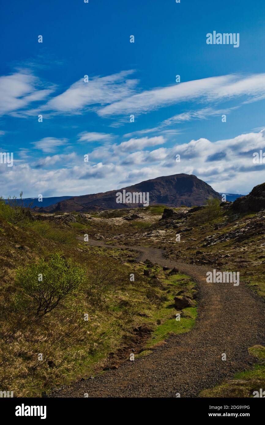 Helgafell in Iceland. Mountain in Iceland Stock Photo - Alamy Helgafell in Iceland. Mountain in Iceland Stock Photo - Alamy