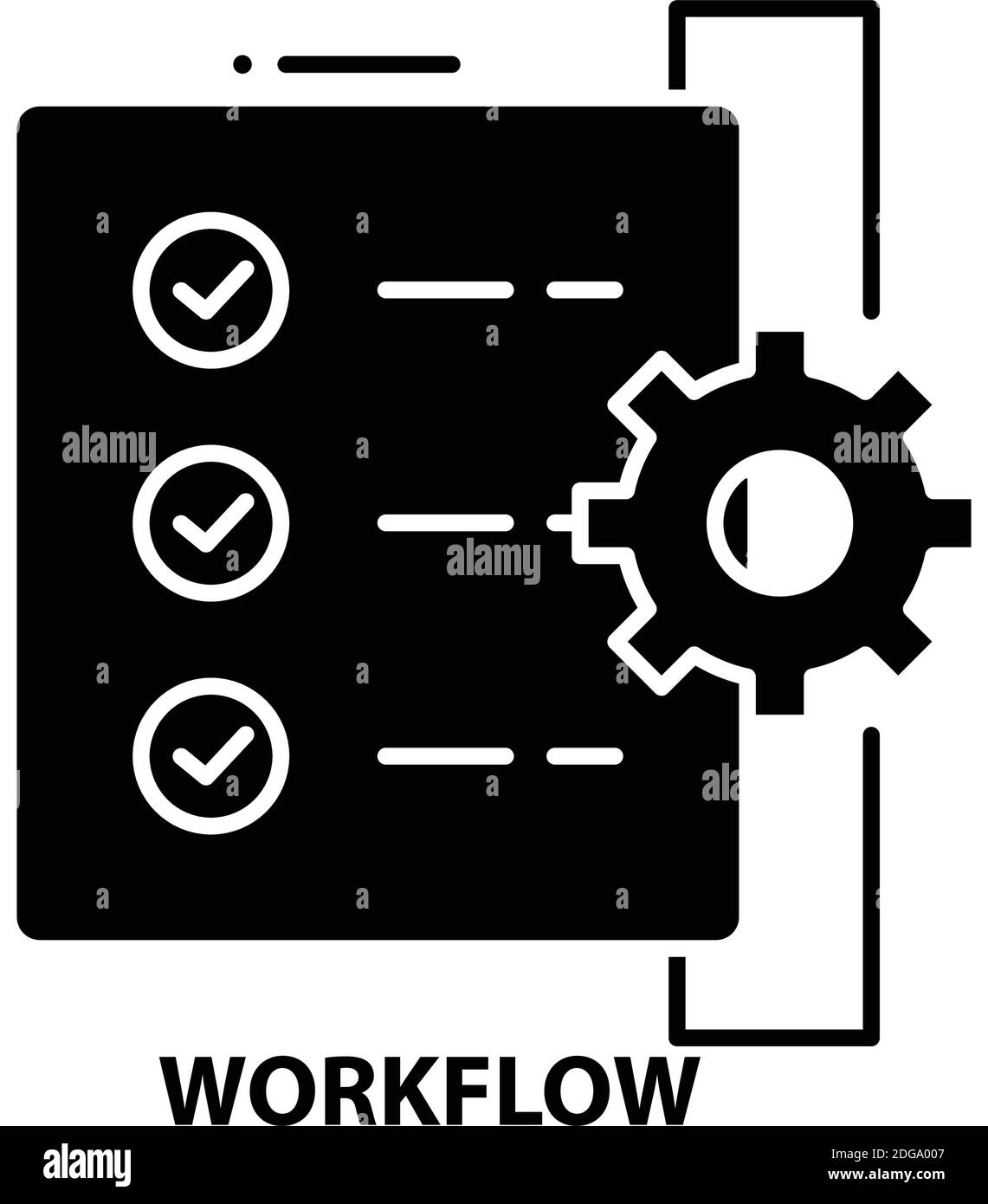 Automation workflow Black and White Stock Photos & Images - Alamy