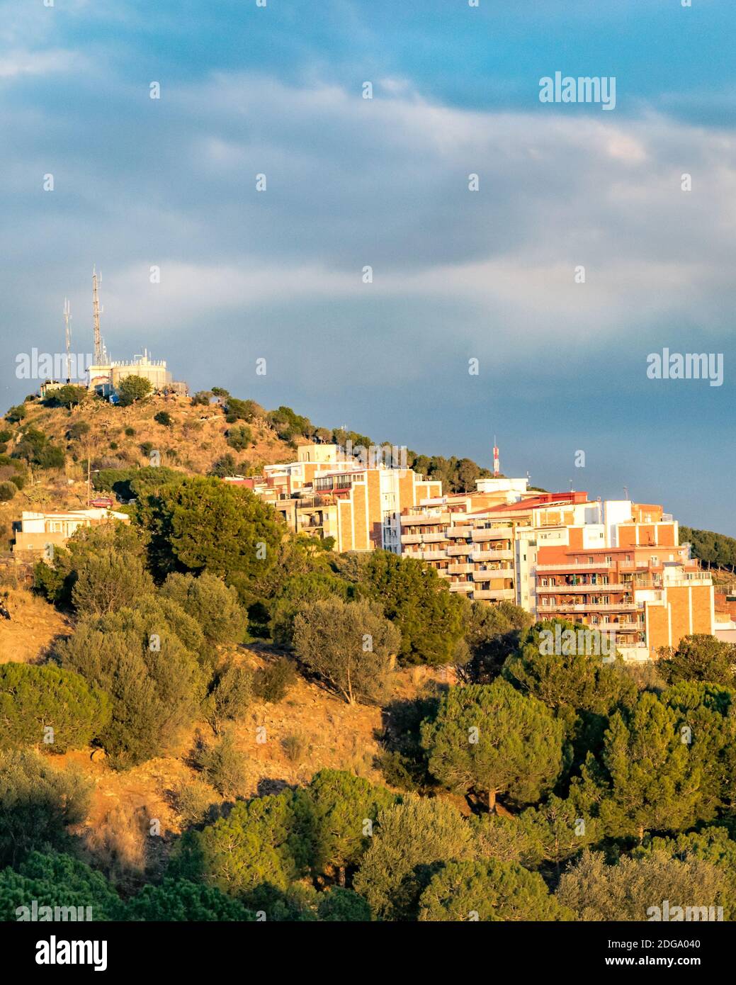 Aerial View Barcelona City, Spain Stock Photo - Alamy