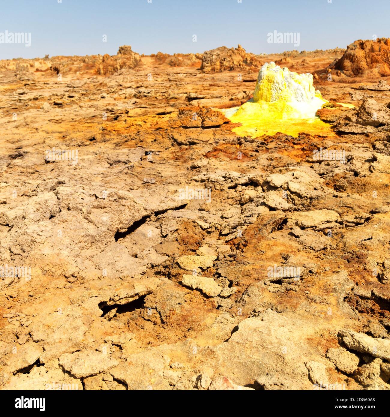 In danakil ethiopia africa the volcanic depression Stock Photo - Alamy
