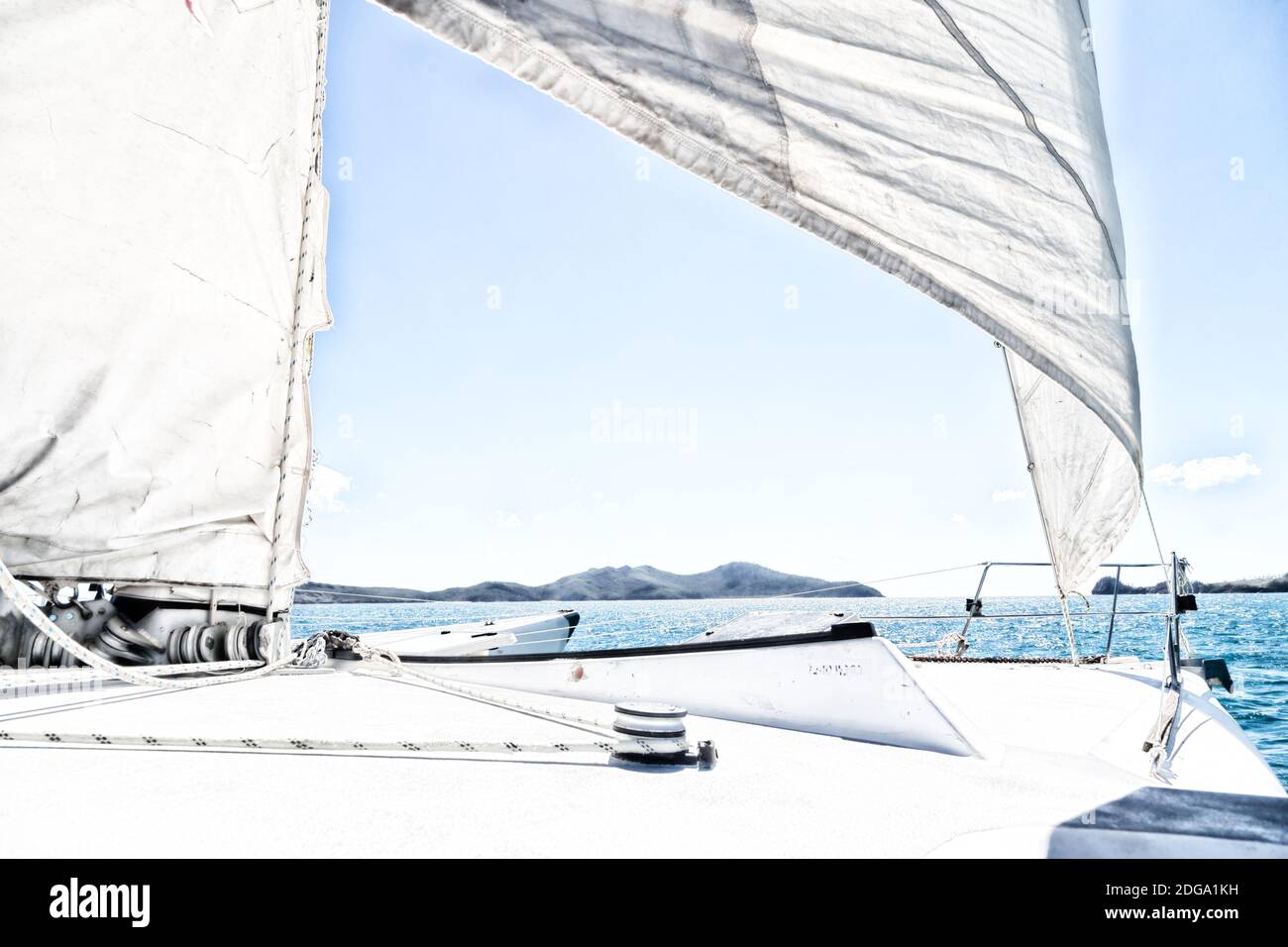The concept of navigation and wind speed with sailing Stock Photo - Alamy