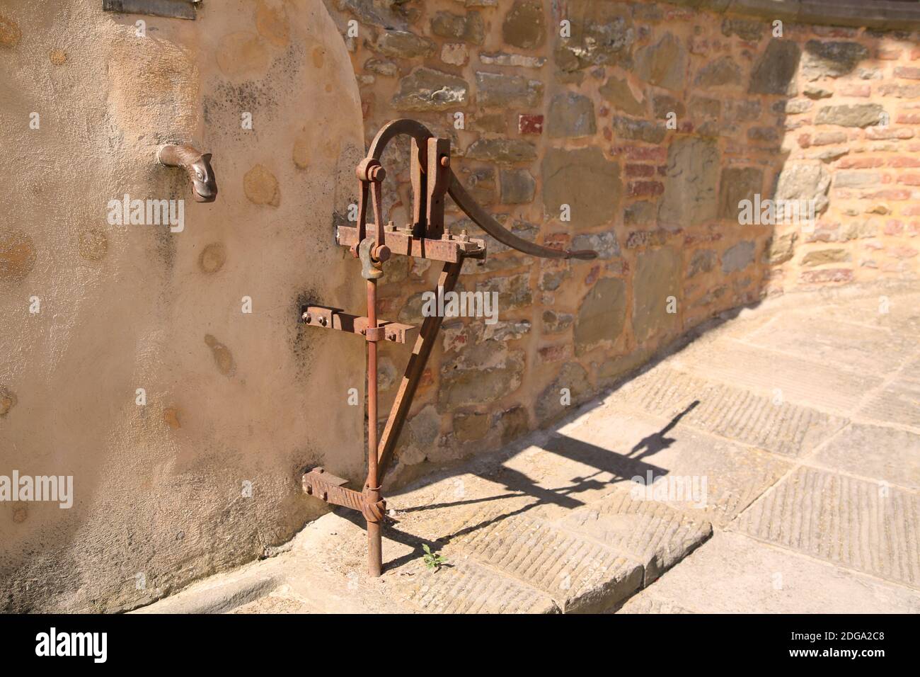 Manual water pumping hi-res stock photography and images - Alamy