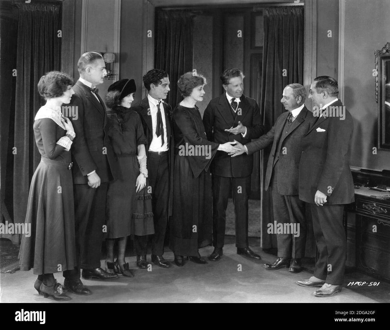 MARCUS LOEW is introduced to the cast HELEN FERGUSON HUNTLEY GORDON ...
