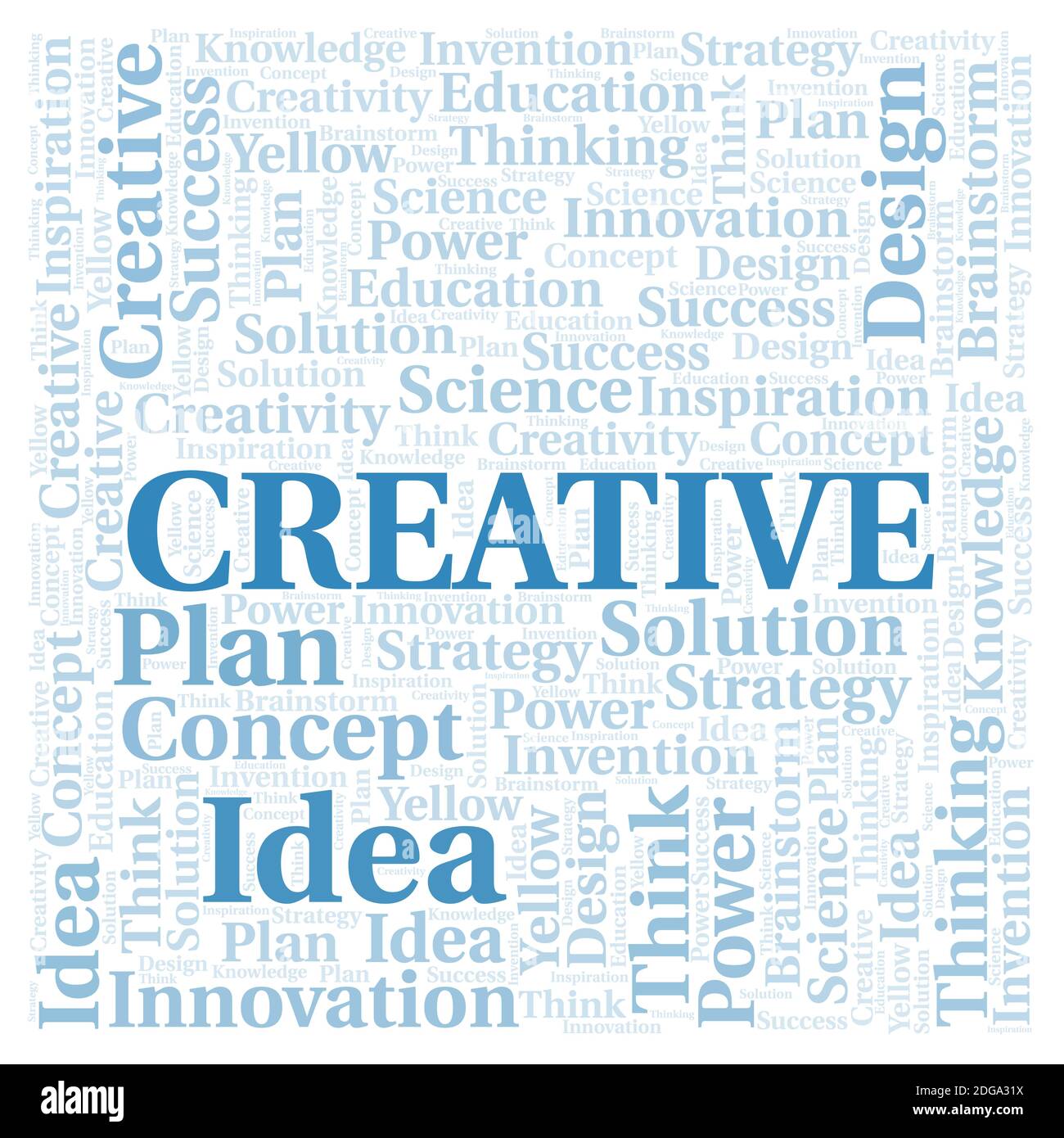 Brainstorm word cloud concept illustration Cut Out Stock Images ...