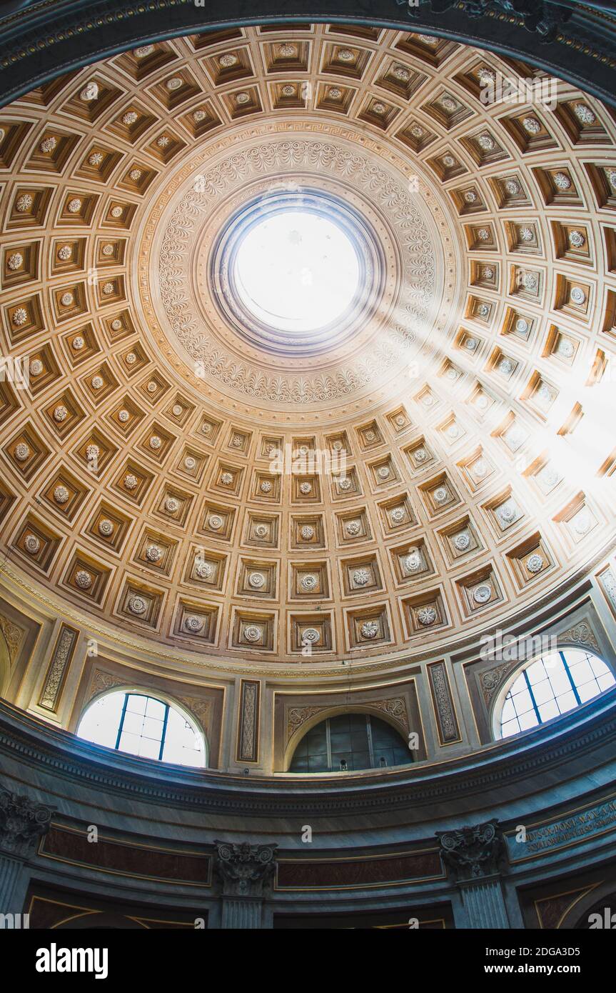 The ceiling of the Sala Rotonda at the Vatican Museum Stock Photo - Alamy