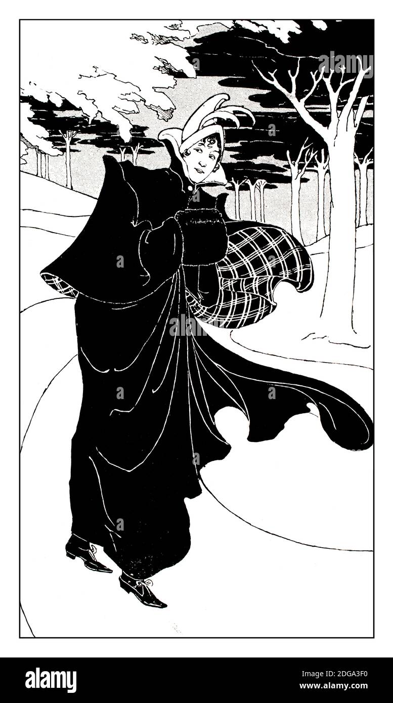 Poster design by Louis Rhead, magazine illustration from 1896 The ...