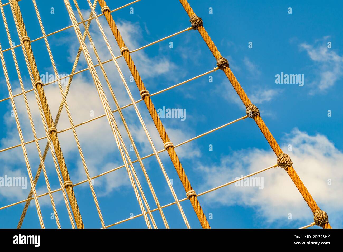 Sailing Ship Naval School Ratline Stock Photo - Alamy