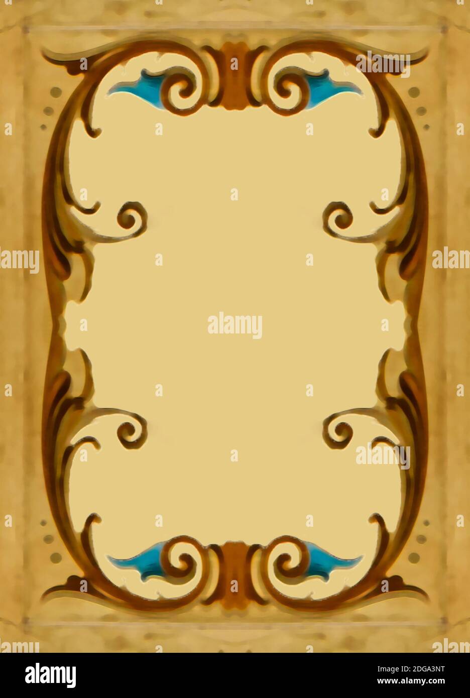 Vintage Ornate Frame Background Stock Photo - Alamy