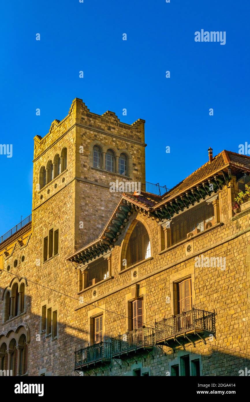 Medieval Buildings In El Barrio Gotico