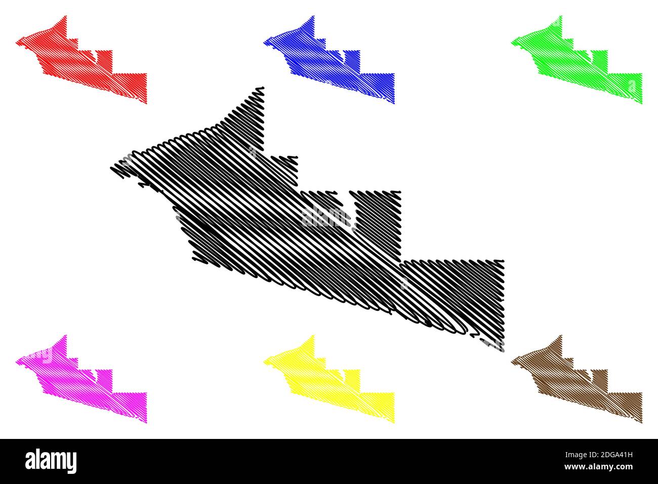 Gogebic County, Michigan (U.S. county, United States of America, USA, U ...