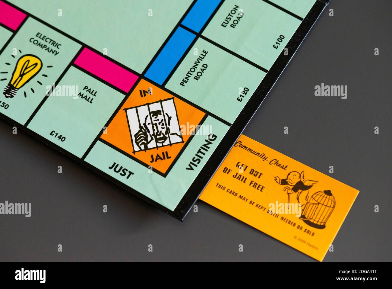 Monopoly in jail hi-res stock photography and images - Alamy