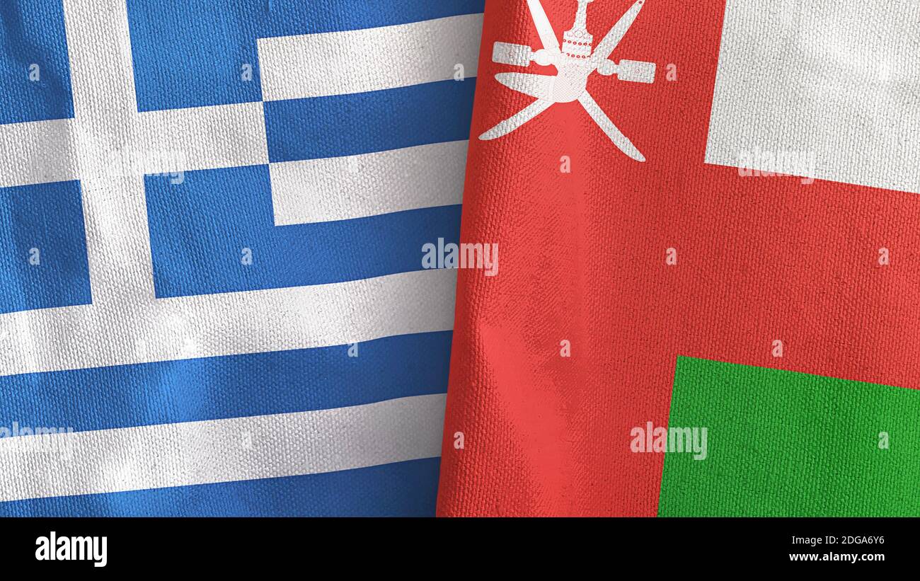 Oman greece flag hi-res stock photography and images - Alamy