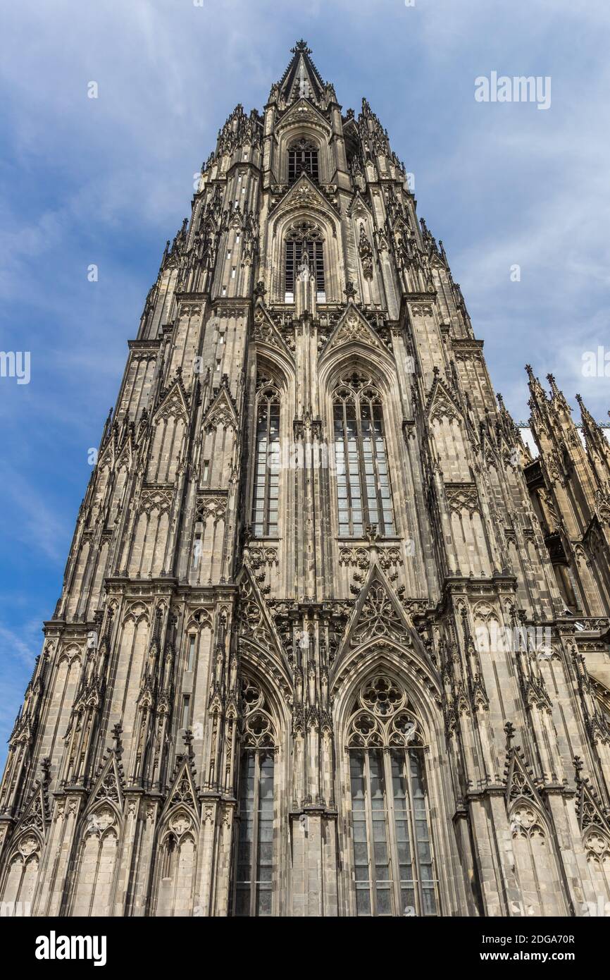 Tower of the historic Dom church of Cologne, Germany Stock Photo - Alamy