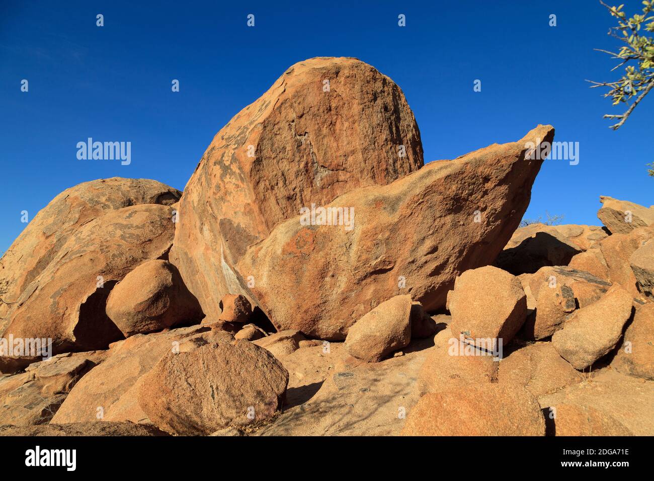 Namibia panorama in the Erongo Mountains Stock Photo - Alamy