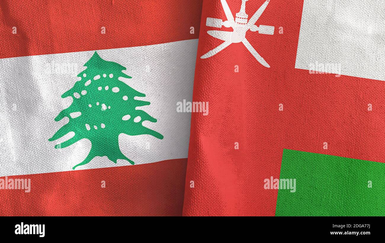 Oman lebanon flag hi-res stock photography and images - Alamy