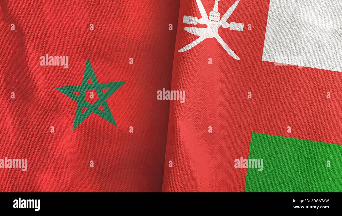Morocco oman flag hi-res stock photography and images - Alamy
