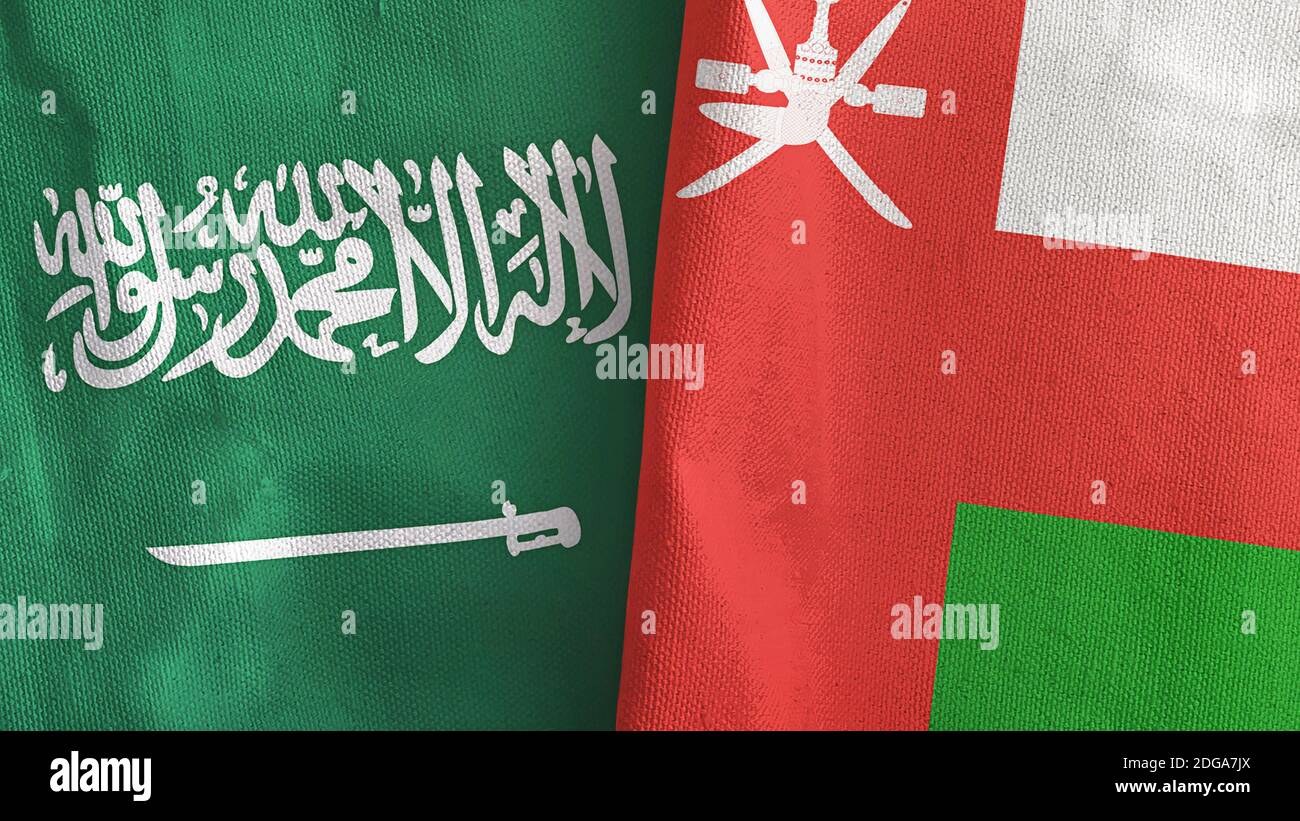 Oman saudi arabia flag hi-res stock photography and images - Alamy