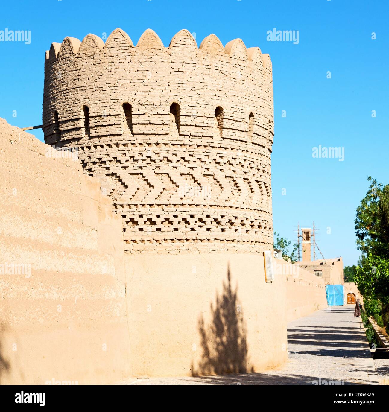 In iran the old castle Stock Photo - Alamy