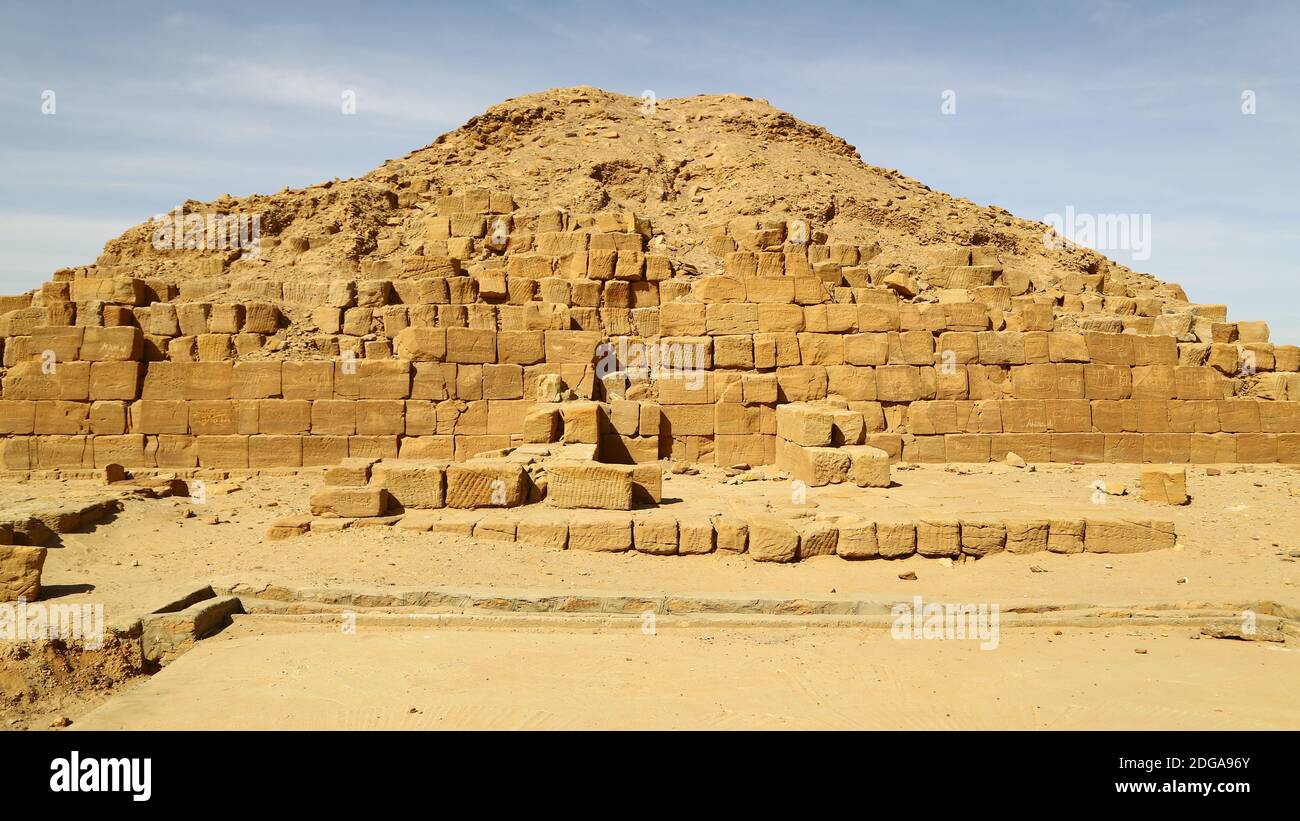 Temple of the black pharaohs Stock Photo - Alamy