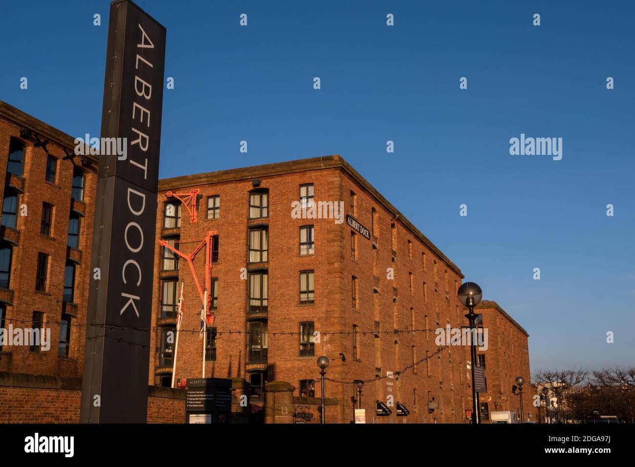 The Royal Albert Dock complex in Liverpool Merseyside December 2020 ...