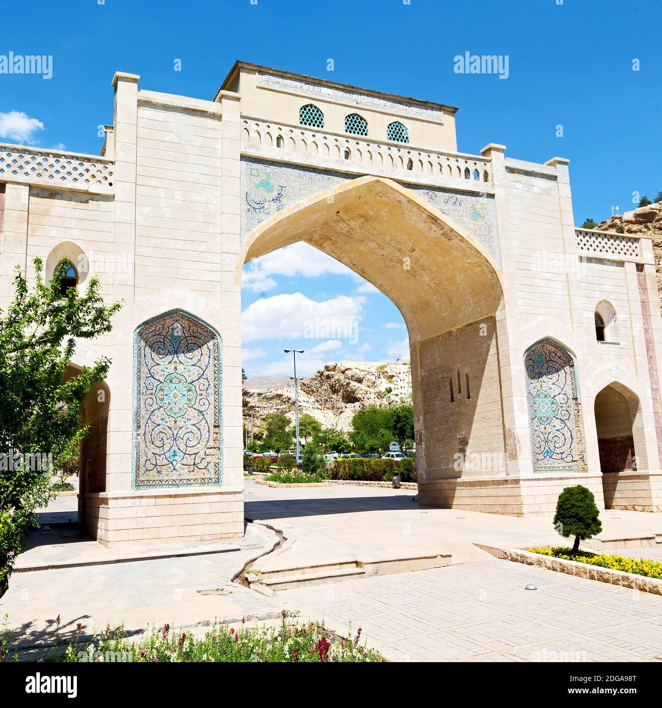 In iran the old gate Stock Photo - Alamy