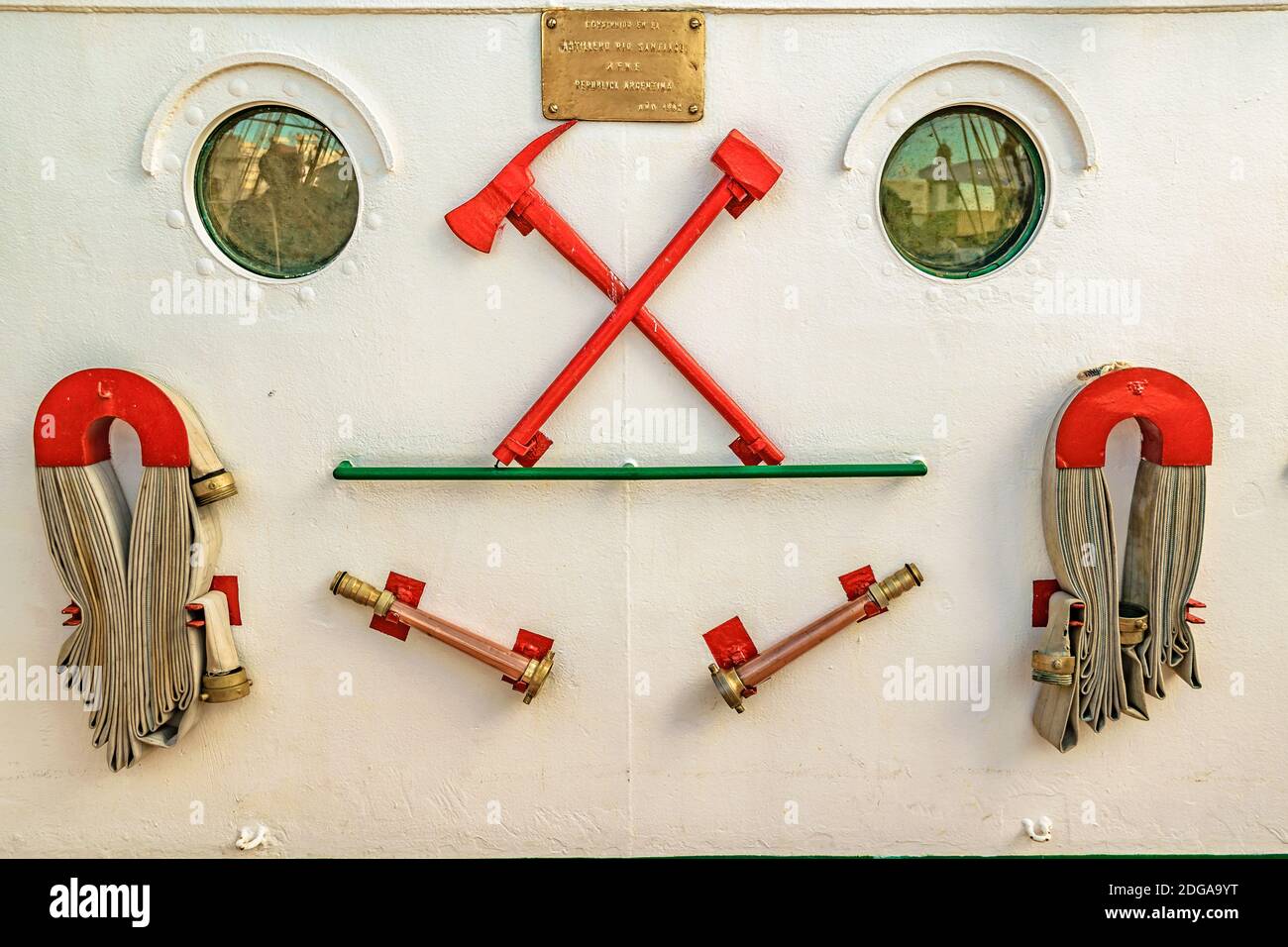 Ship Exterior Detail View Stock Photo - Alamy