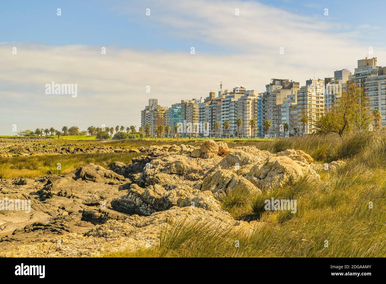 Landscape Coastal Scene at Montevideo City, Uruguay Stock Photo - Alamy