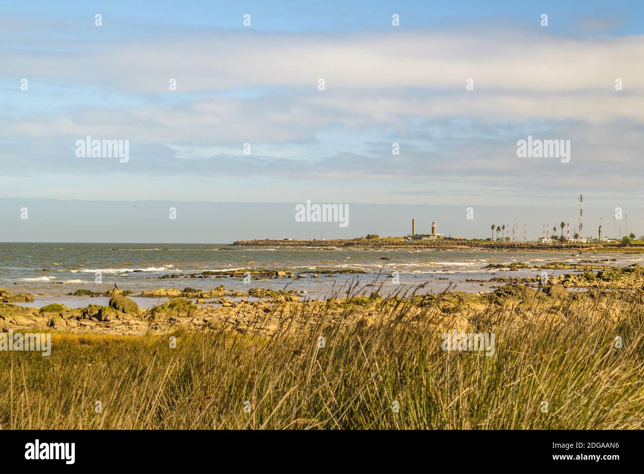 Landscape Coastal Scene at Montevideo City, Uruguay Stock Photo - Alamy