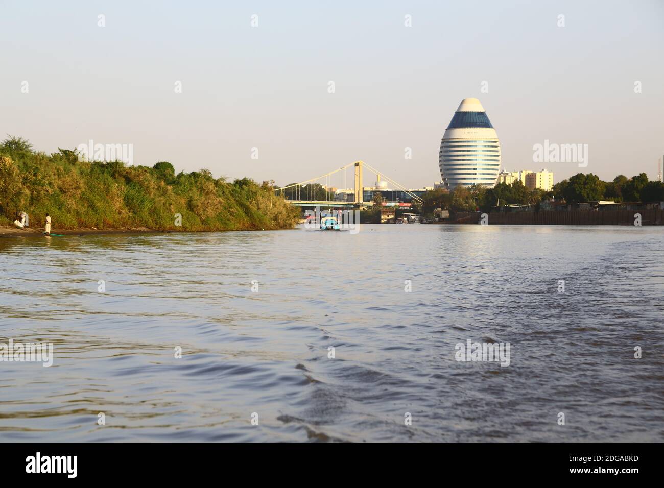 Blue and white nile river in khartoum hi-res stock photography and ...