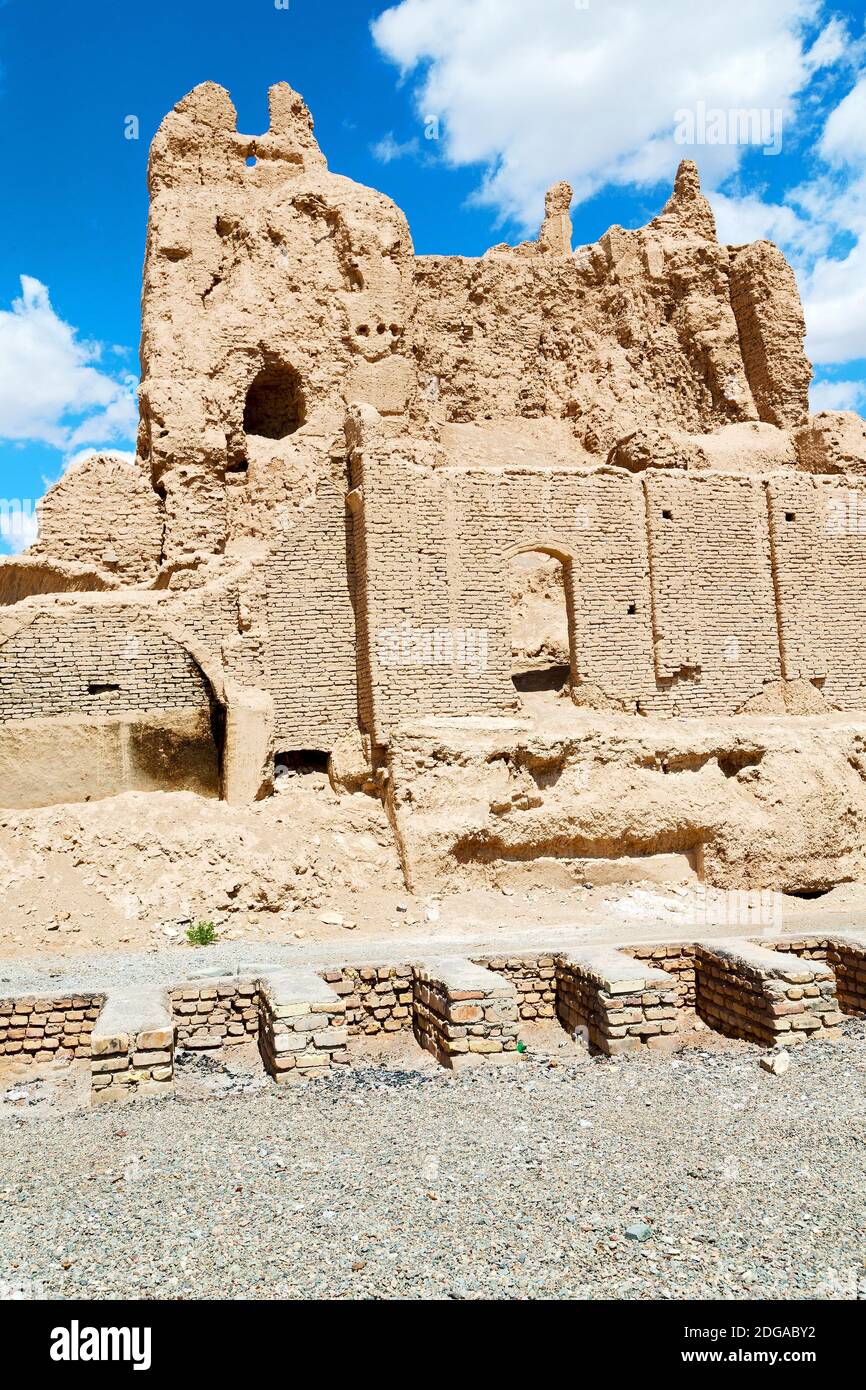 In iran near the castle brick Stock Photo - Alamy