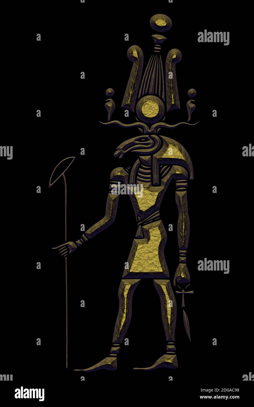 Image of the Khensu - God of ancient Egypt. Khensu is an Ancient ...